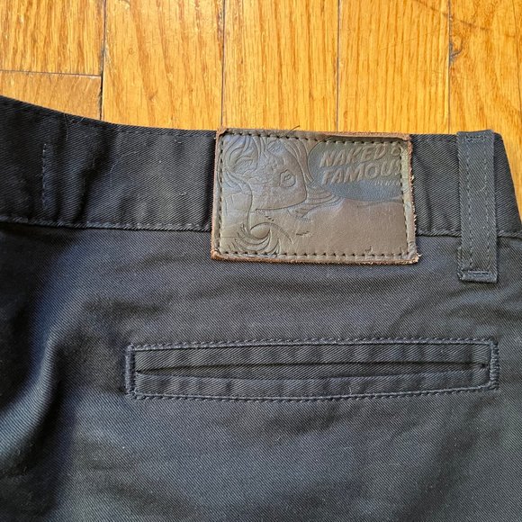 Naked & Famous Denim | Pants | Naked Famous Slim Chino Size 3 Navy ...